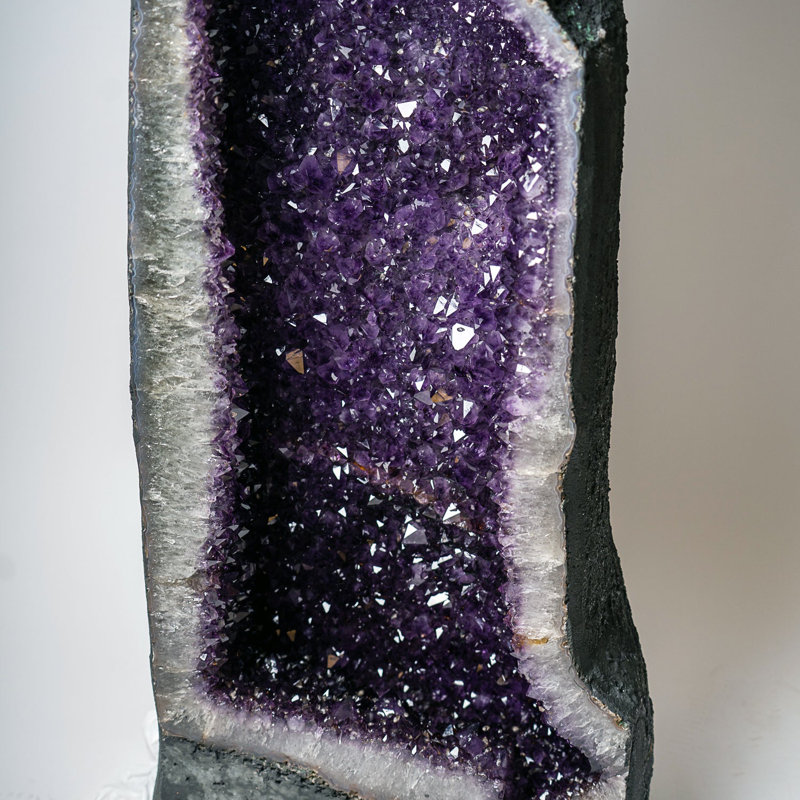 Astro Gallery of Gems Amethyst Crystal Cluster Geode from Brazil (49 ...