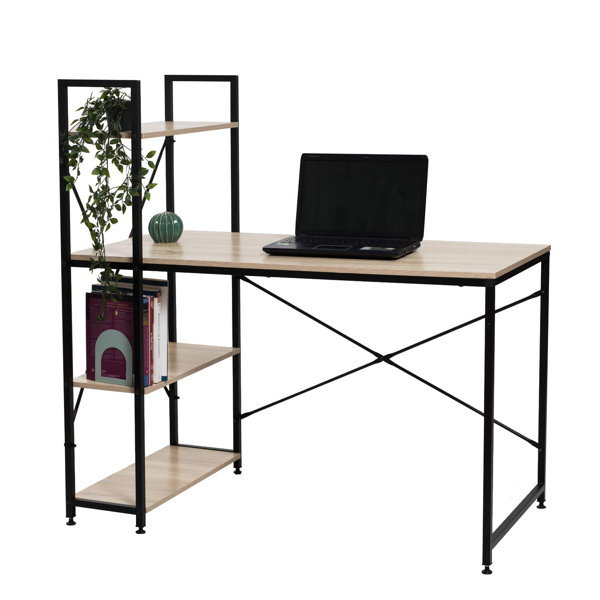 Gracie Oaks Jonny Computer Desk & Reviews | Wayfair
