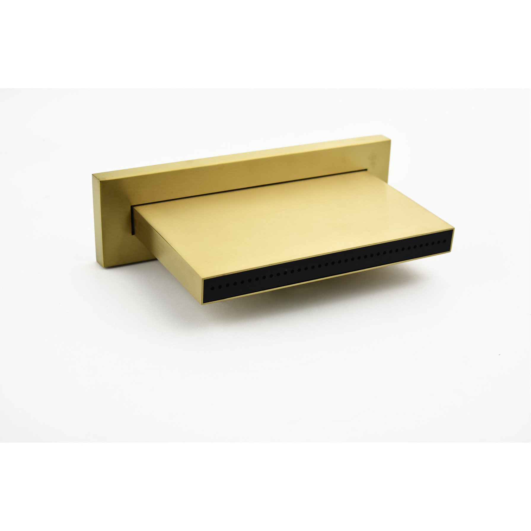 TUOXIN Gold Abs Bathroom Sink Faucet Spout, Waterfall Tub Filler, Wall ...