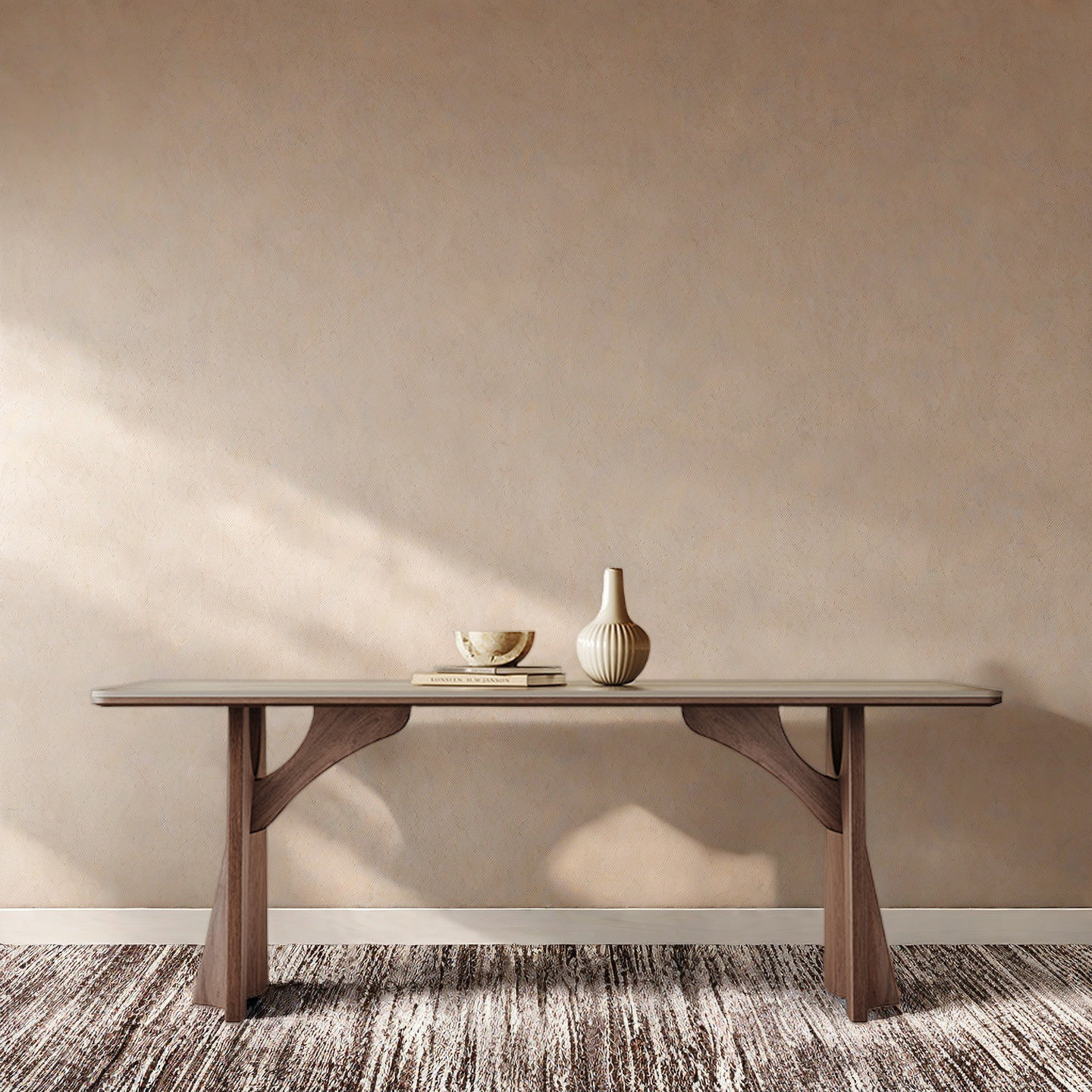 Corrigan Studio Tunnel Stone Slab Dining Table. - Wayfair Canada