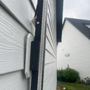 Wrought Studio Eljan New Upgrade Iron Outdoor LED Wall Light with Back ...