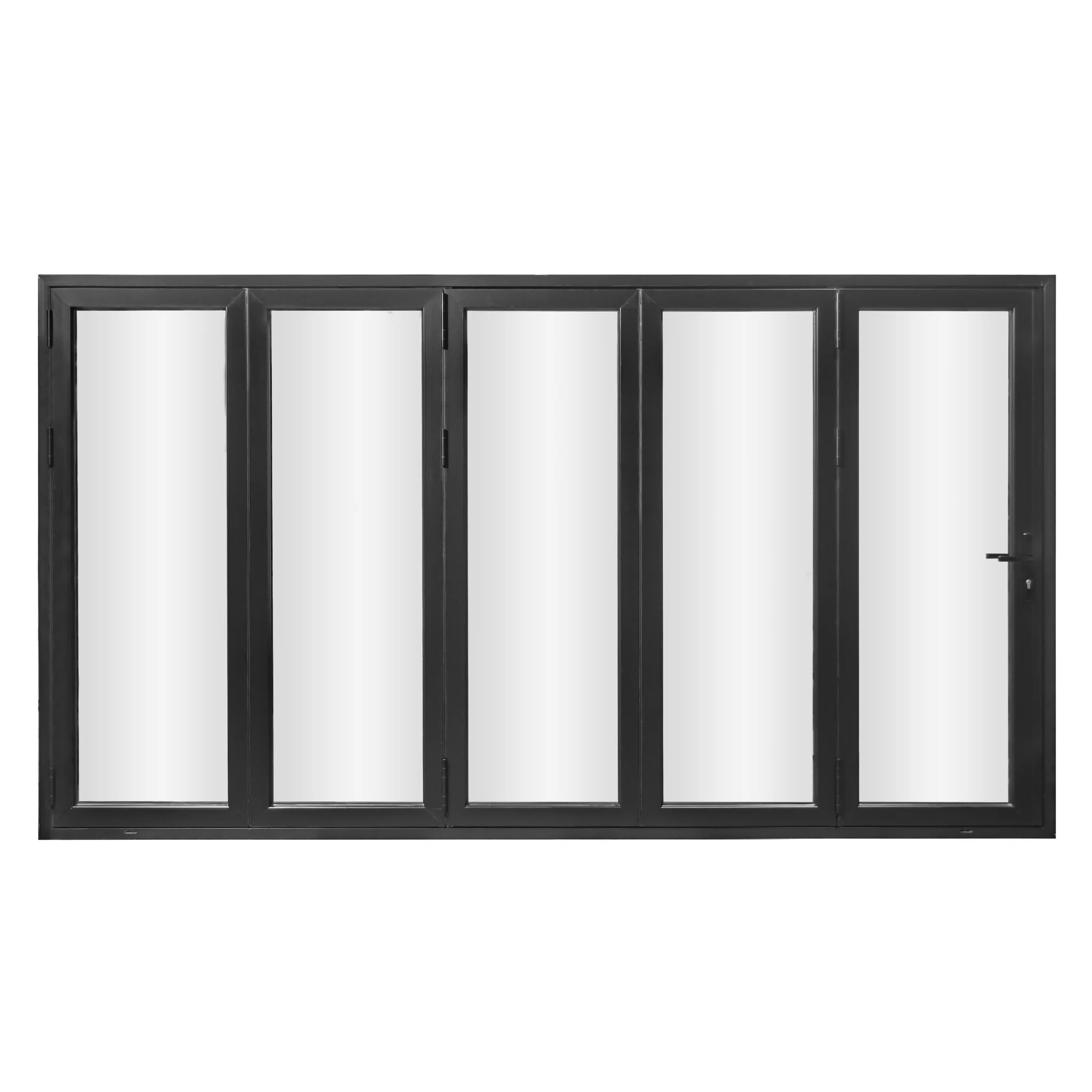 FOREVERDOORS Forever Doors 5 Panel, Folded Out, Outswing, Patio Door ...