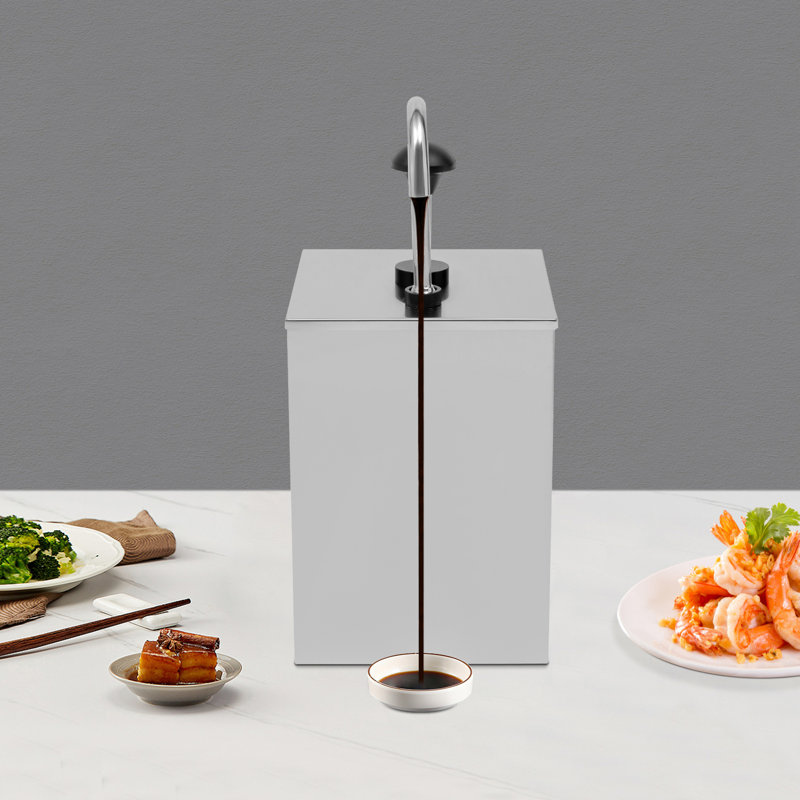 Prep & Savour Condiment Pump Sauce Dispenser | Wayfair