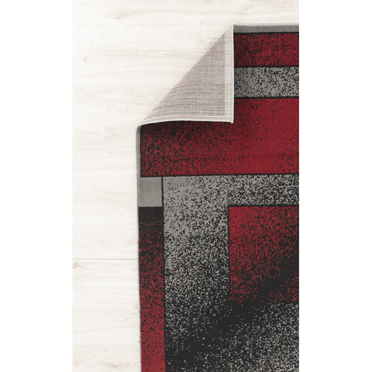 Wrought Studio Tapis rouge / gris Breakthrough et Commentaires ...