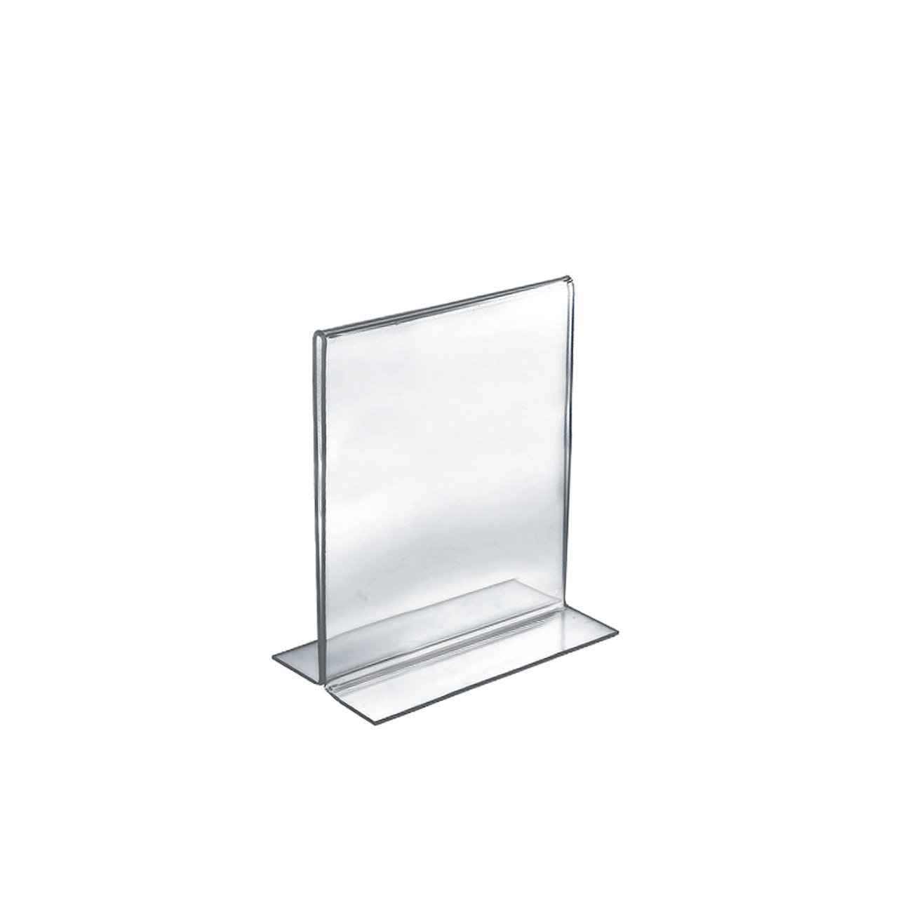Azar Displays Bottom Loading Clear Acrylic T-Frame Sign Holder 5.5 ...