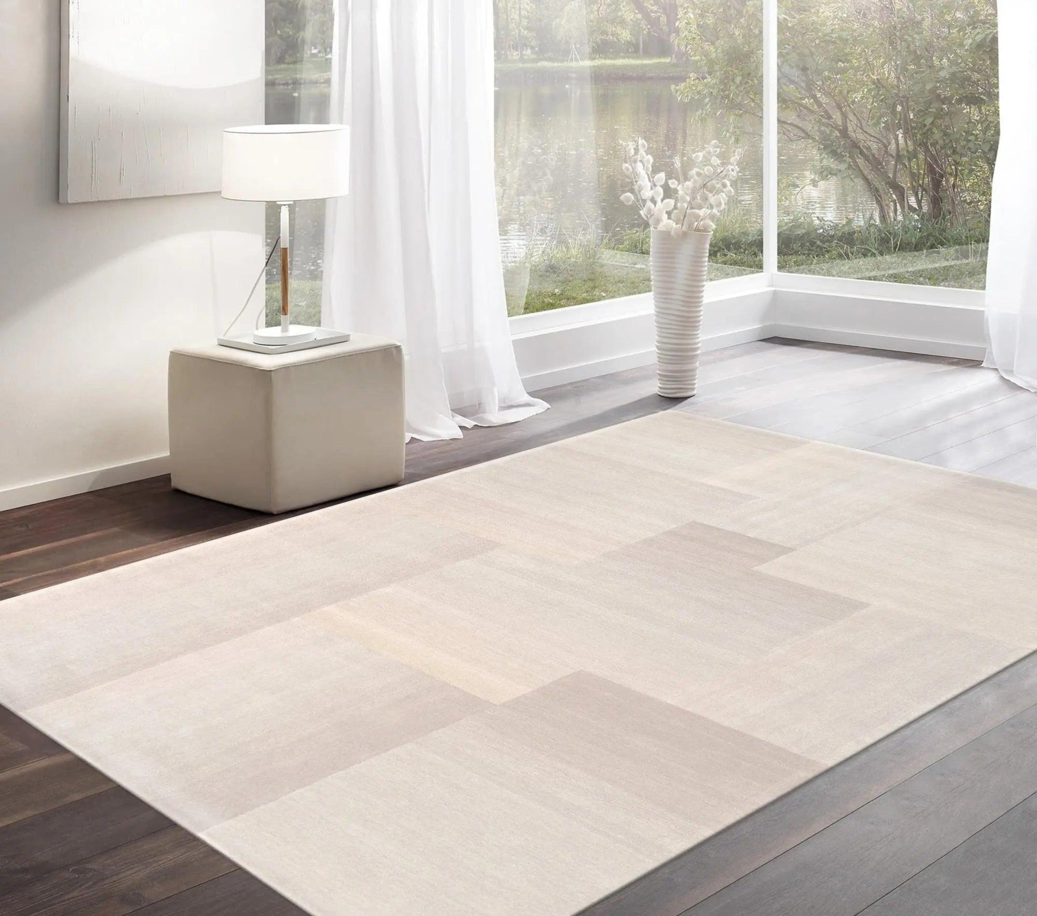 Isabelline Cissell No Pattern and Not Solid Color Handmade Rectangle 8 ...