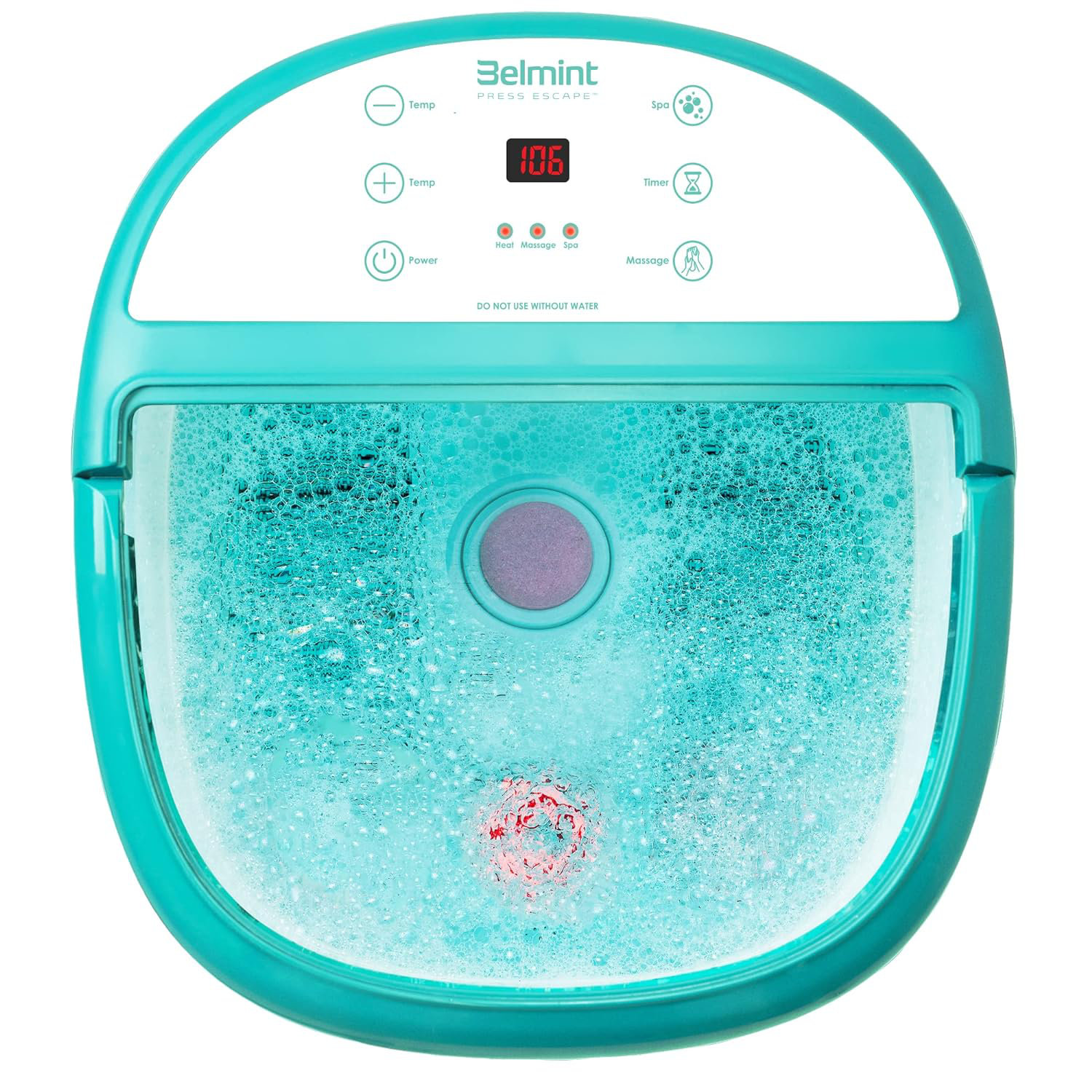 Belmint Foot Spa Foot Bath Massager – Feet Soaking Tub with Heat - Foot ...