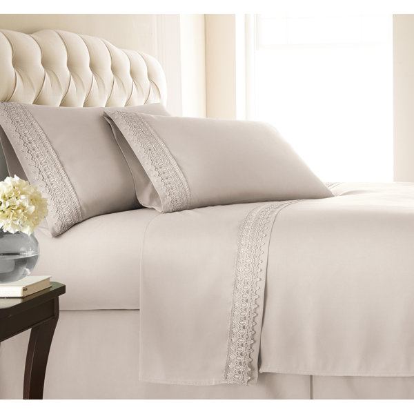 Eider & Ivory™ Mozingo Microfiber Solid Colour Sheet Set & Reviews ...