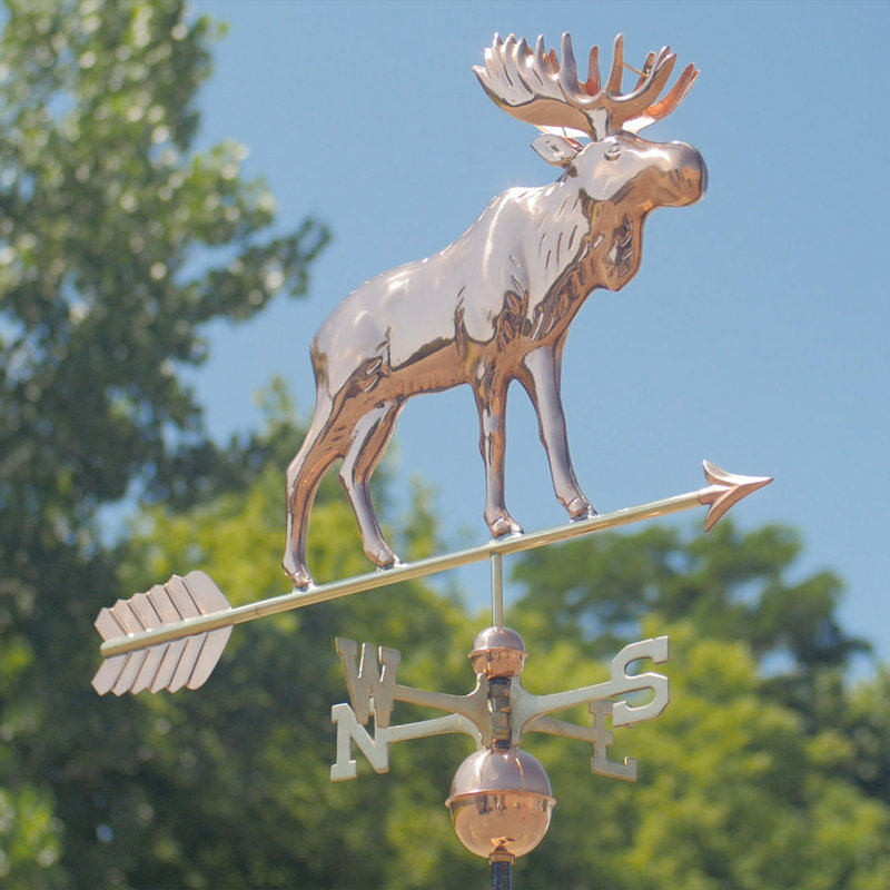 Good Directions Moose Weathervane & Reviews | Wayfair