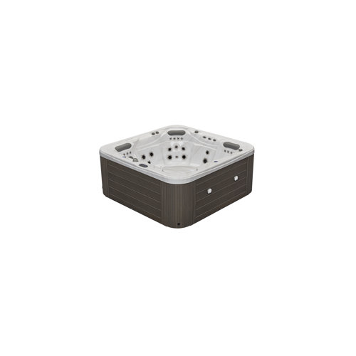 Luxury Spas 240 Volt 77 - Jet Acrylic Square Hot Tub with Ozonator in ...