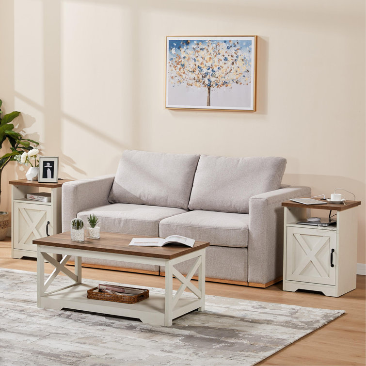 Laurel Foundry Modern Farmhouse Chiara 3 - Piece Living Room Table Set ...