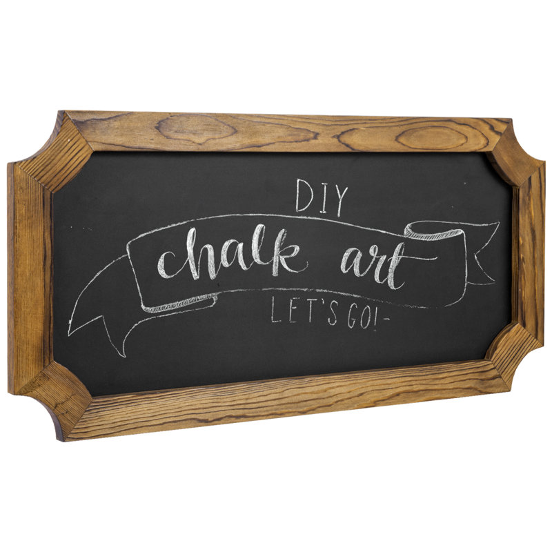 Ophelia & Co. Wall 25.5 Inch Decorative Memo Board Chalkboard | Wayfair