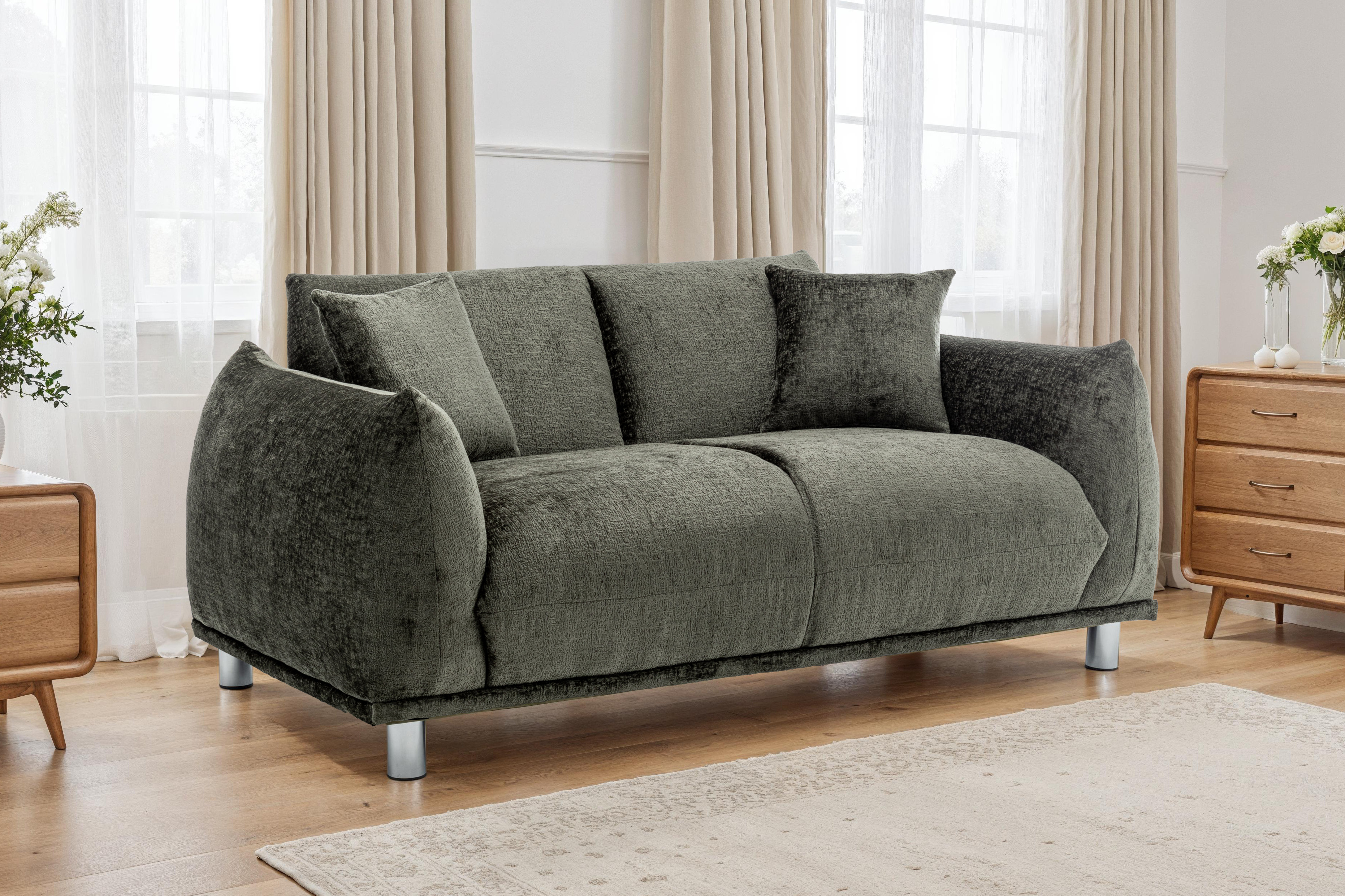 Fairmont Park Textured Chenille Sofa & Reviews | Wayfair.co.uk
