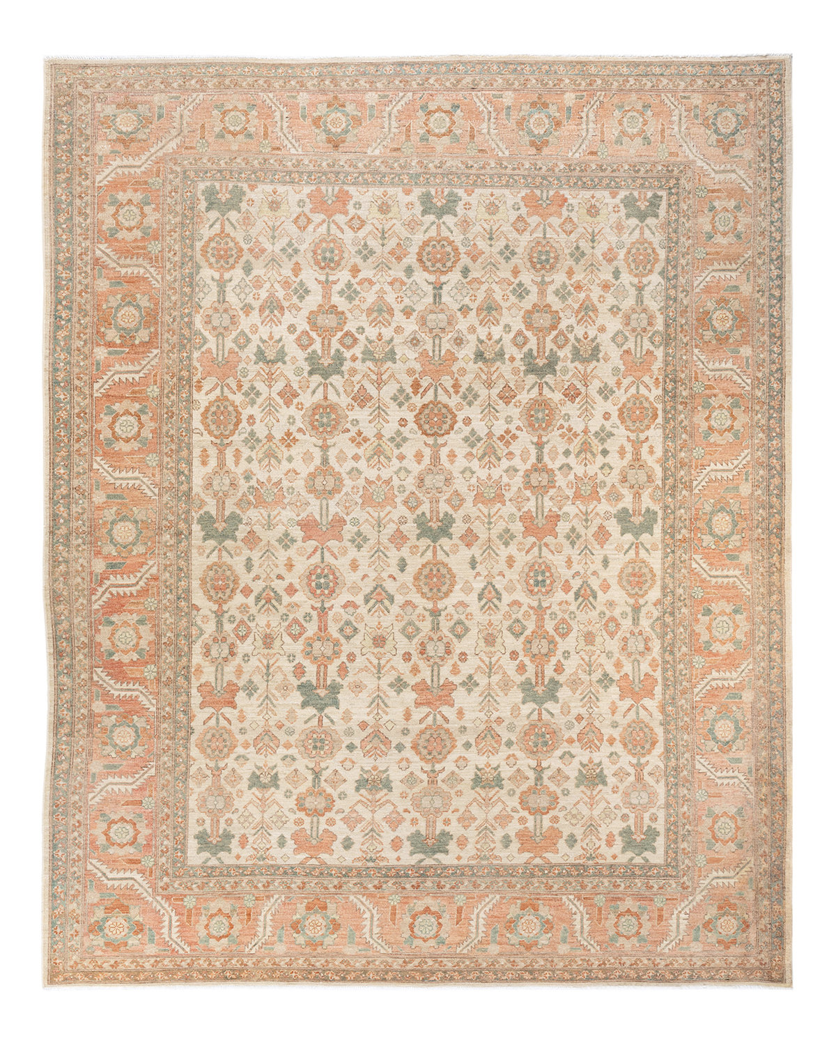 Solo Rugs One-of-a-Kind Hand-Knotted New Age 7'10" x 10'1" Wool Area ...