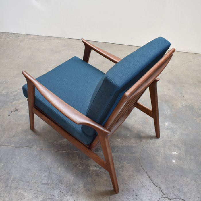 Wade Logan® Carmen Arm Chair, Walnut Frame & Reviews | Wayfair