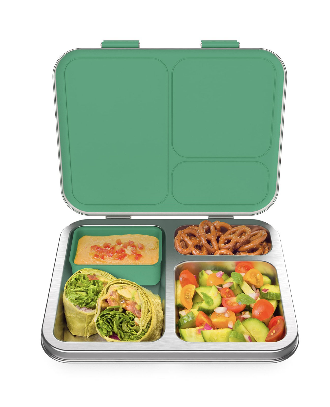 Rebrilliant Bkids Stainless Steel Leak-Resistant Lunch Box - Bento ...