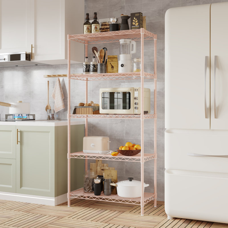 Rebrilliant 5 Tier Storage Rack Wire Shelving Unit Storage Shelves ...