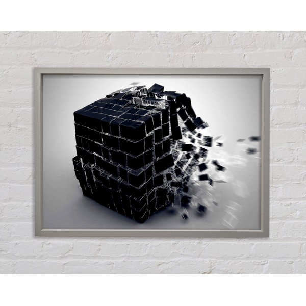 17 Stories Exploding Cube - Single Picture Frame Art Prints on Canvas ...