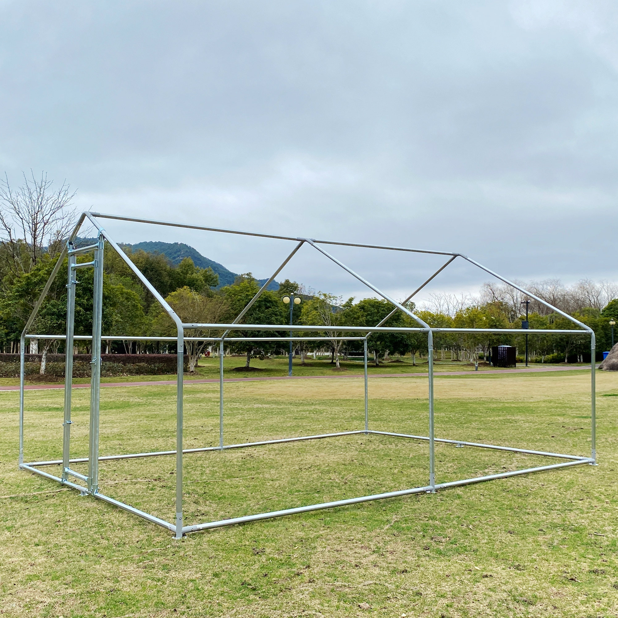 Tucker Murphy Pet™ Metal Chicken Run Walk-in Poultry Cage with ...