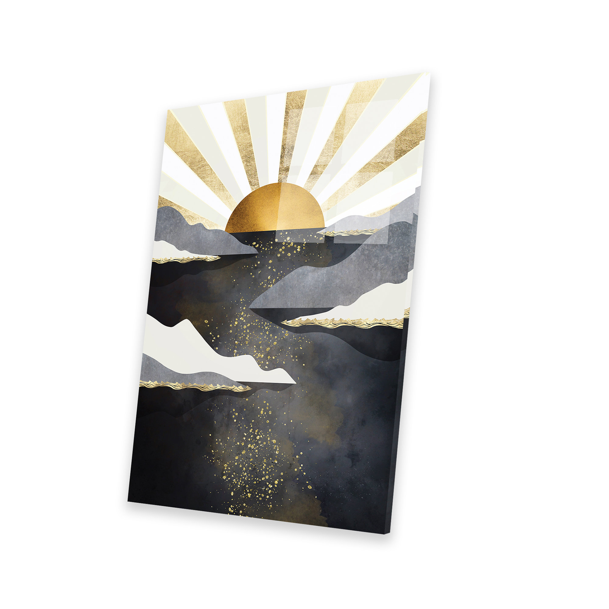 Latitude Run® Metallic Dusk Print On Acrylic Glass - Wayfair Canada