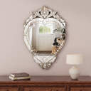Blue Elephant Glass Flat Wall Mirror Venetian Accent Mirror 95CM ...