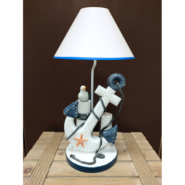 Longshore Tides Amalio Wood Novelty Lamp | Wayfair
