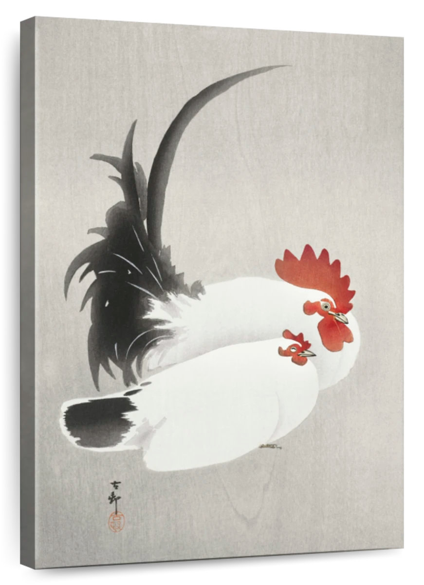 Ebern Designs Brampt Rooster And Hen 1900-1930 | Wayfair
