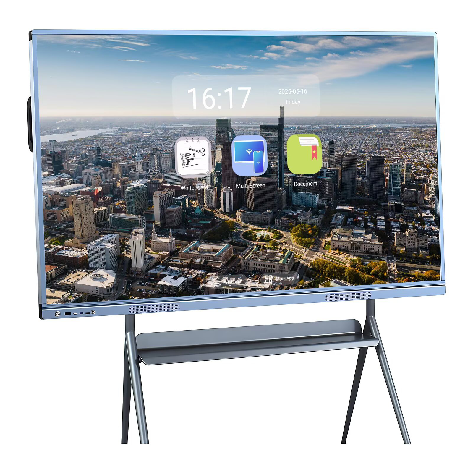 JYXCN Smart Board 55" Touch Interactive Display 4K Dual OS Cloud App ...