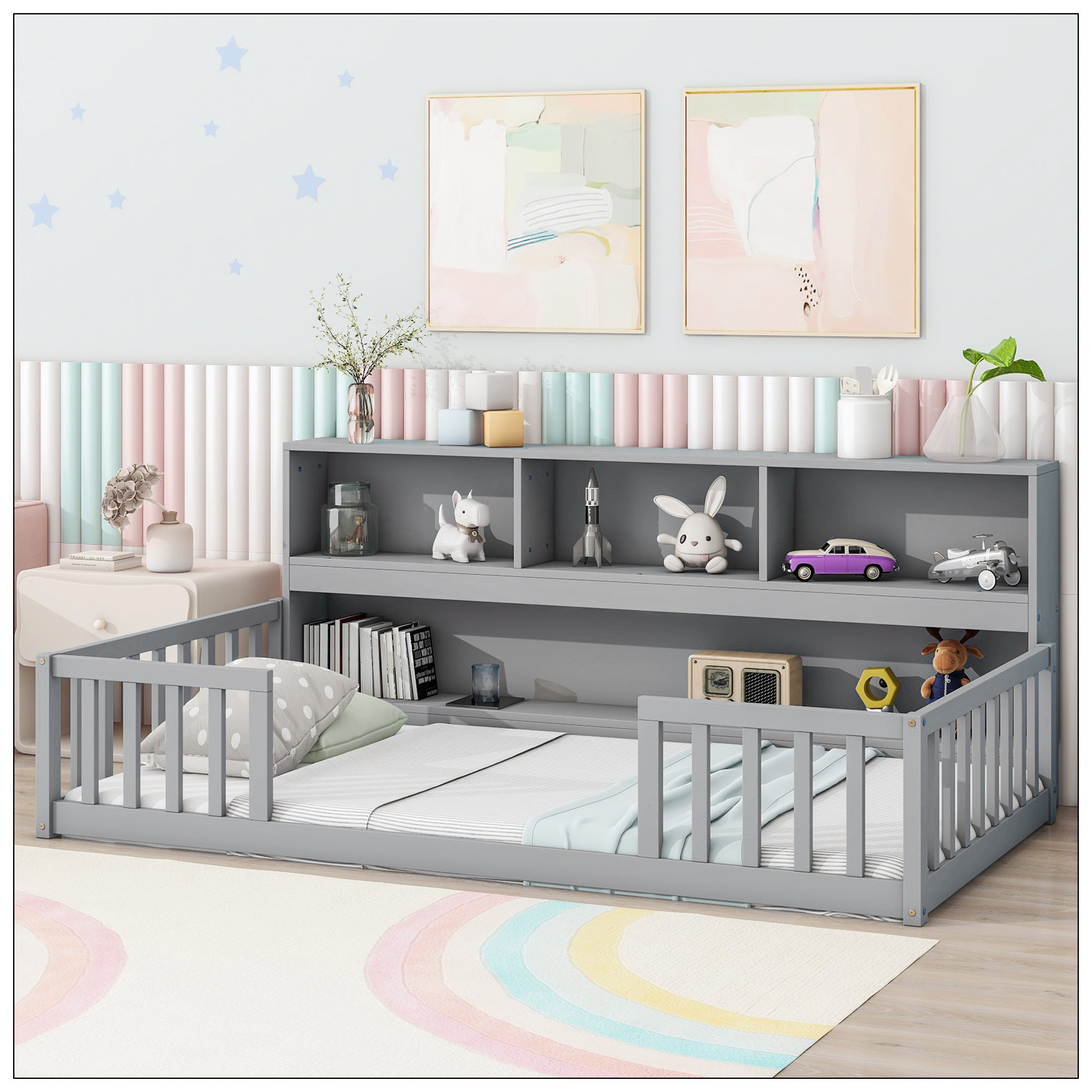 Red Barrel Studio Kyja Platform Storage Bed | Wayfair