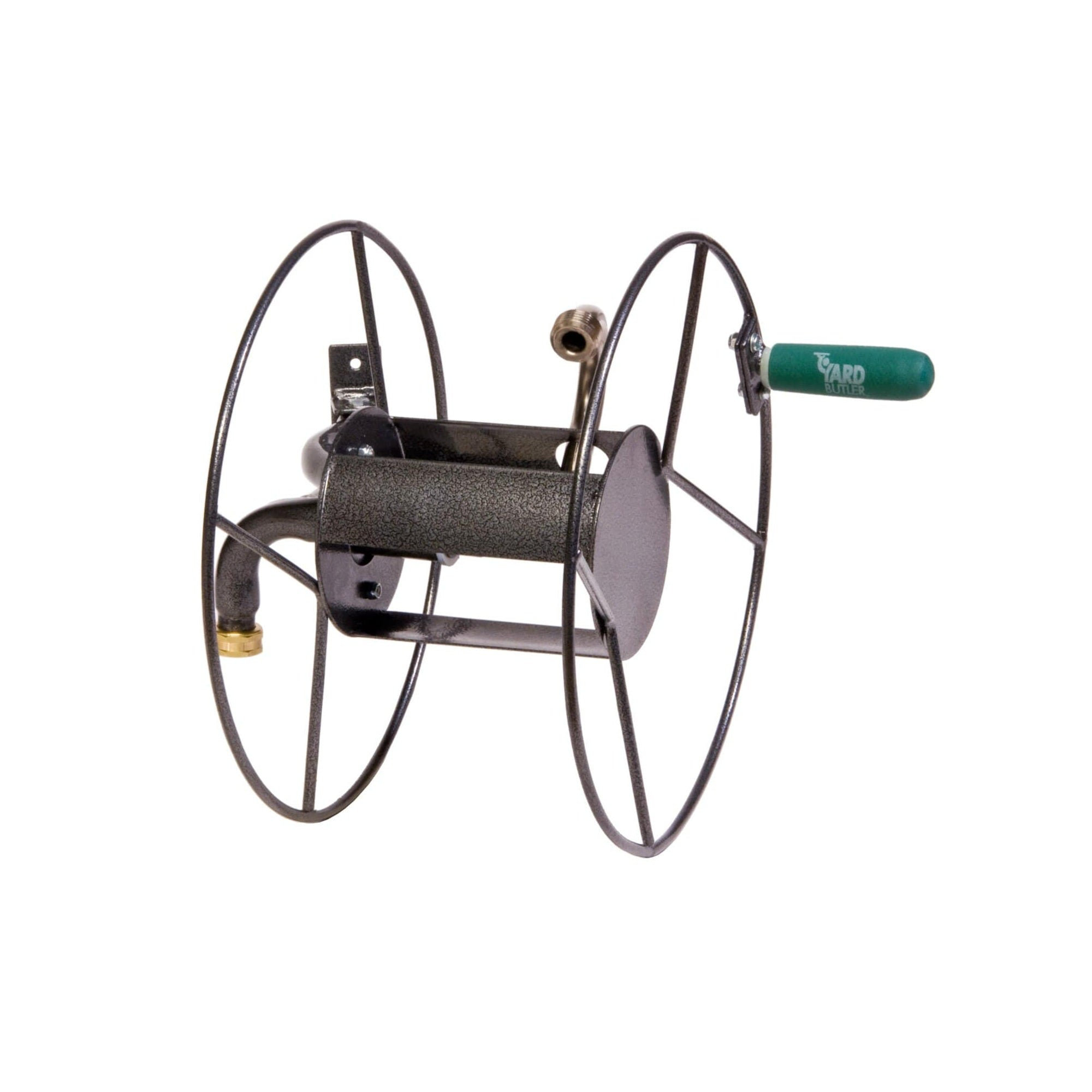 Yard Butler Mighty Reel Steel Wall Mounted Swivel Hose Reel - 75' | Wayfair