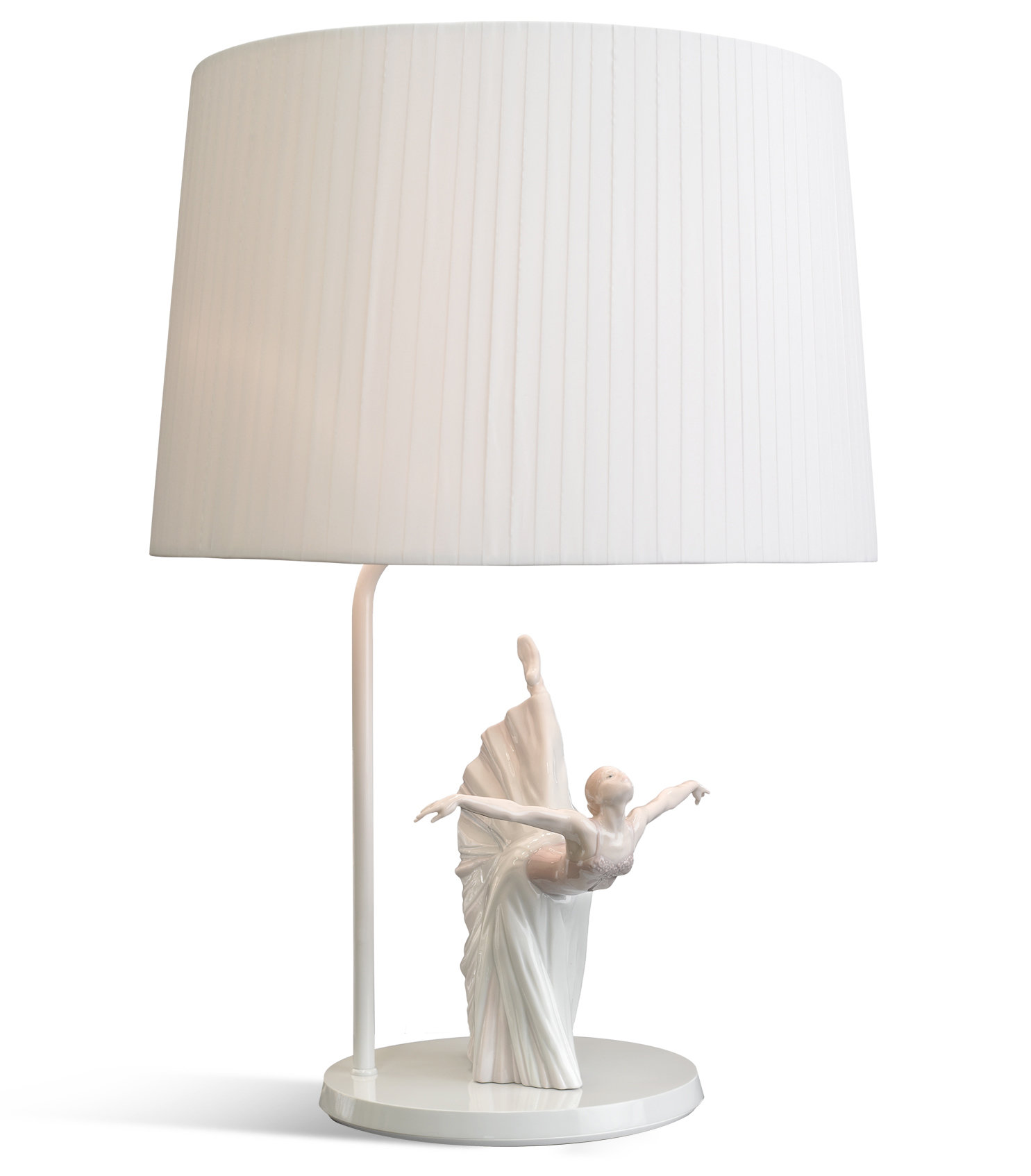 Lladro 22.44" White Table Lamp - Wayfair Canada