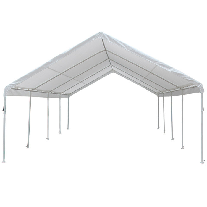 King Canopy Hercules 18ft x 27ft Steel Frame Canopy Tent with 10 Legs ...