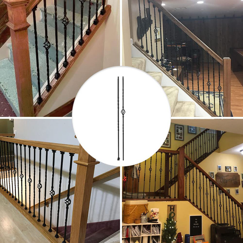 Wendes Kem 1/2" Square Metal Balusters | Wayfair