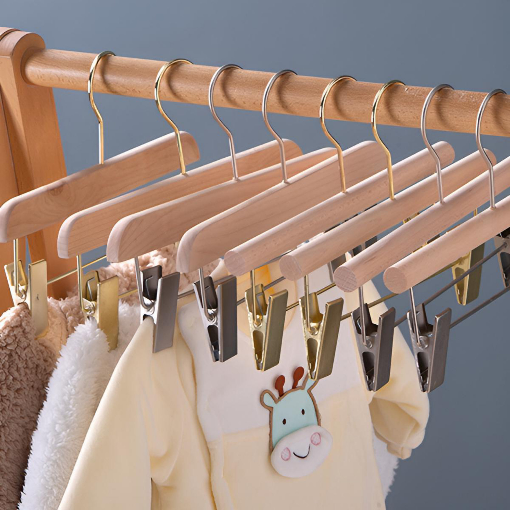 Hokku Designs Professional Garment Hangers - No Mark Clothing System ...