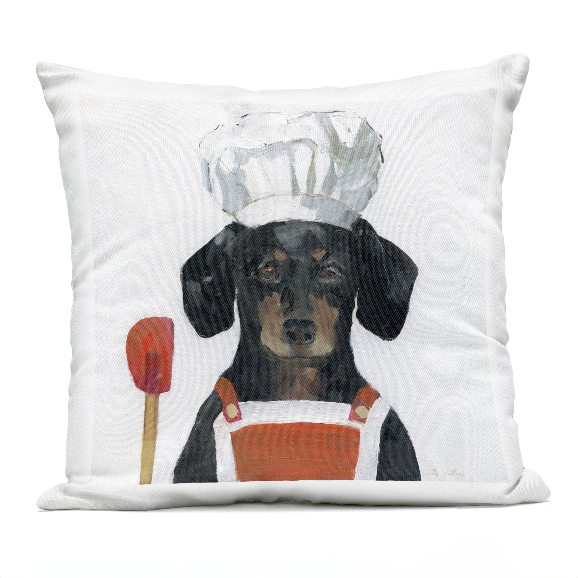Stupell Industries Kitchen Chef Dog Design by Sally Swatland Outdoor ...