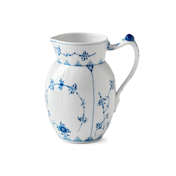 Royal Copenhagen Blue Fluted Plain Pitcher | Perigold