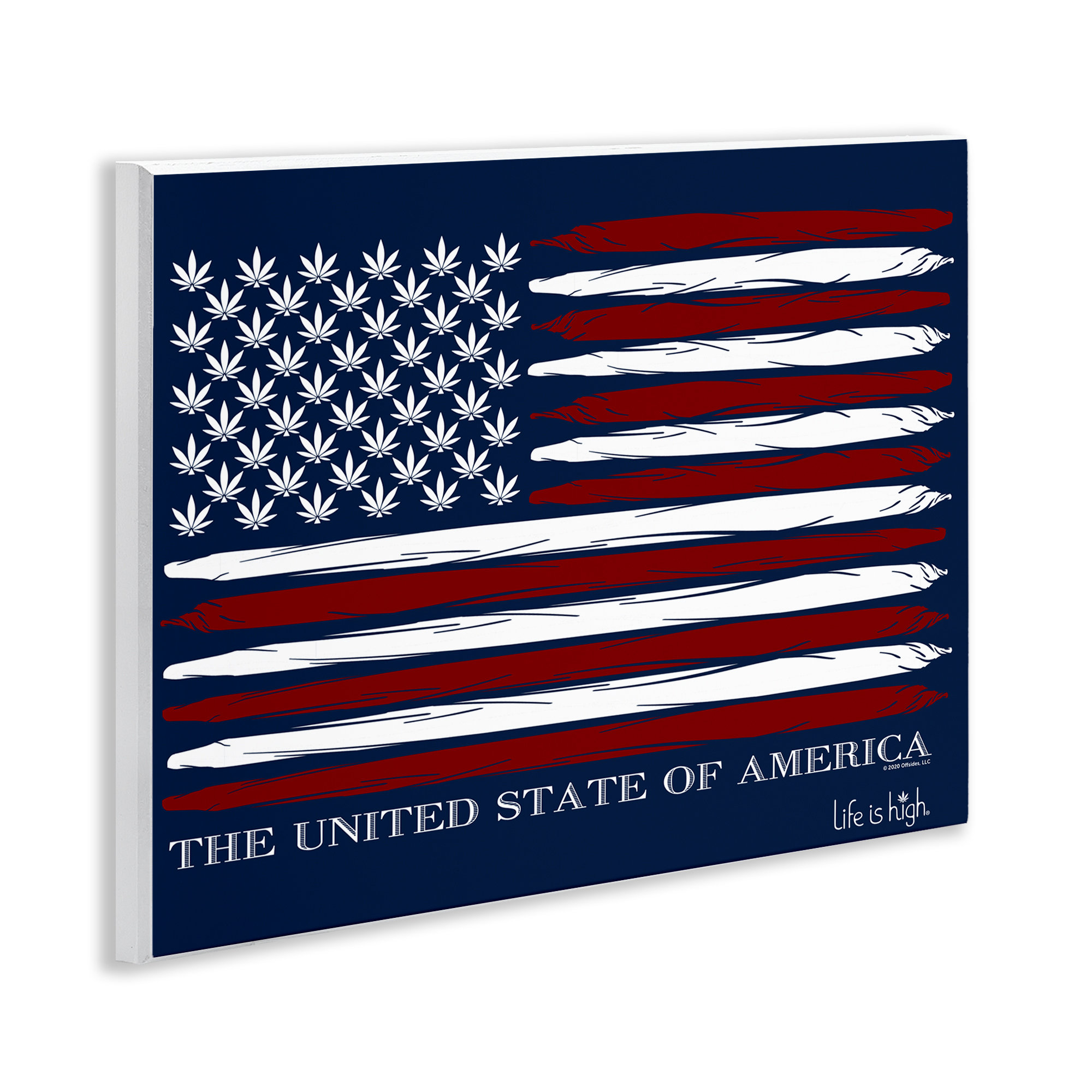 Ebern Designs Herb America Flag Wall Plaque Art by Higher Learning/Life ...