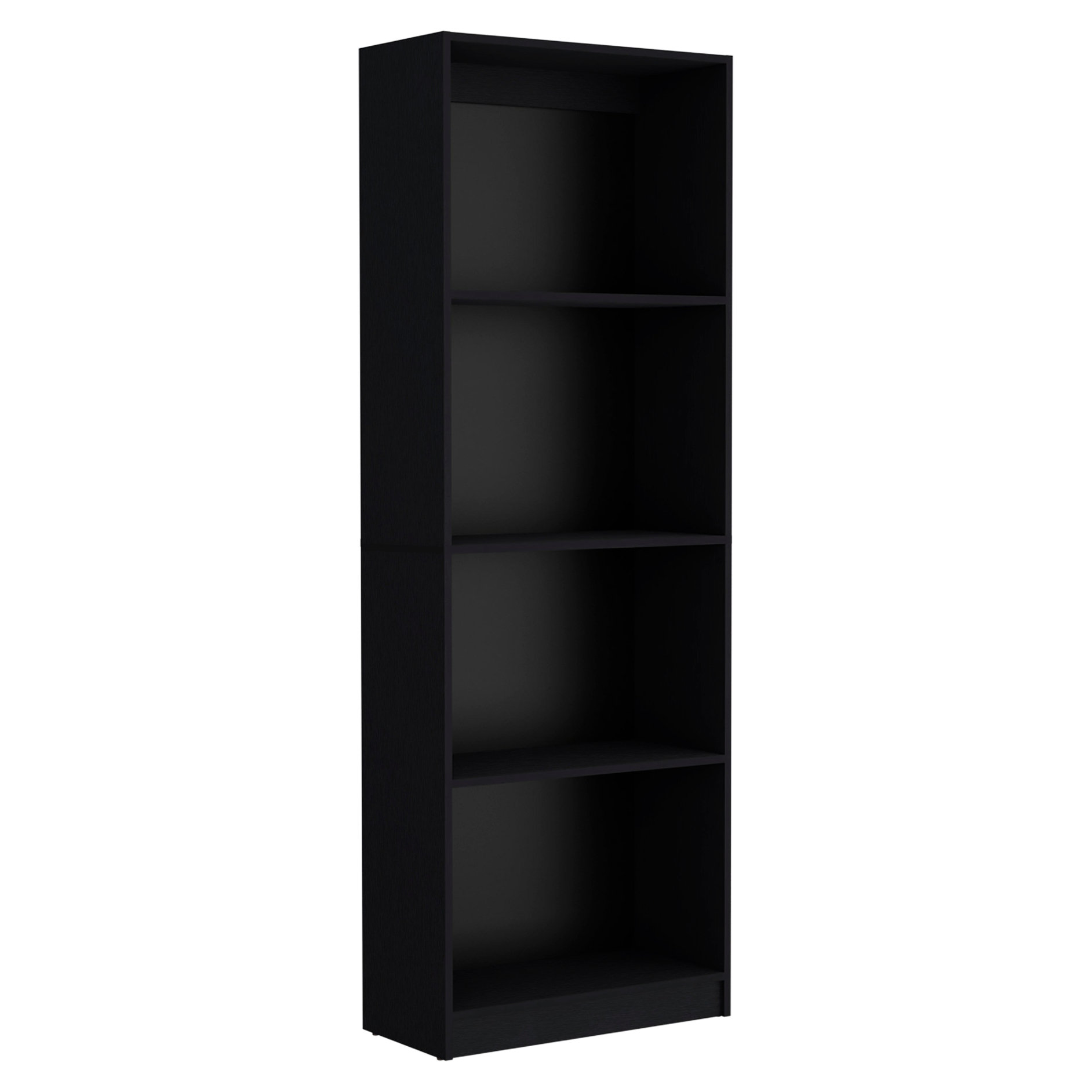 Wovilo 3 Living Room In Black Color: Bookcases For A Stylish Storage ...