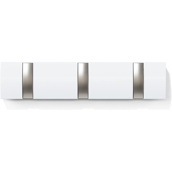 Ivy Bronx Solid Wood Wall 3 - Hook Wall Mounted Coat Rack | Wayfair