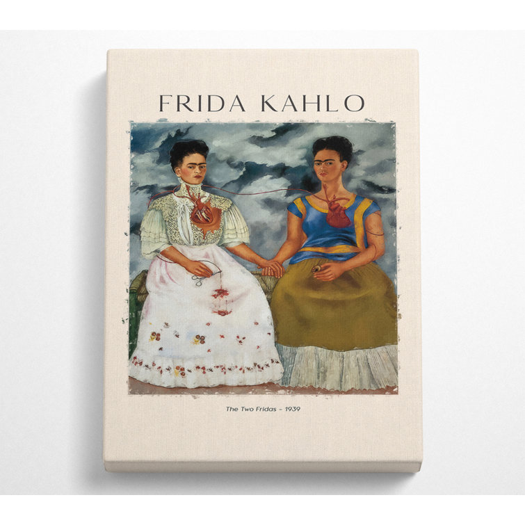 ClassicLiving The Two Fridas - 1939 by Frida Kahlo - Wrapped Canvas Art ...