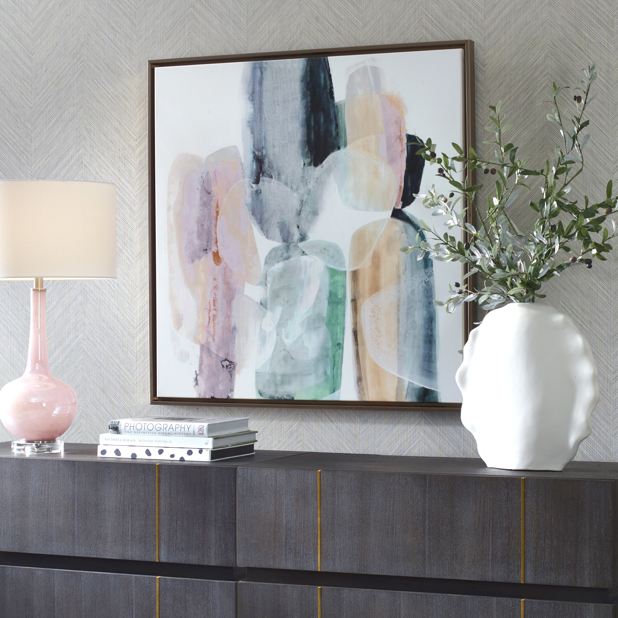 Orren Ellis Mood Elevator Abstract Canvas | Wayfair
