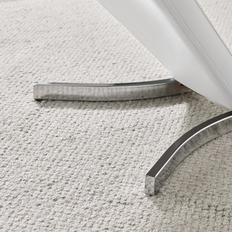 Bless international Wilhelm Faux Leather Chrome Feet 'Z' Leg Dining ...