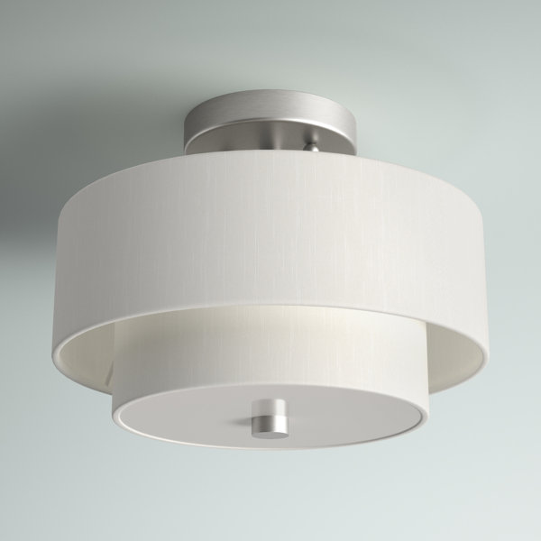 Wade Logan® Betel Fabric Semi Flush Mount & Reviews - Wayfair Canada