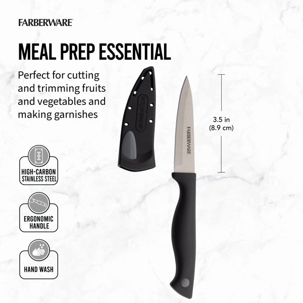Farberware Edgekeeper Paring Knife with Built-In Self-Sharpening Blade ...