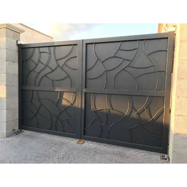 TAIMCO Barrière d'entrée moderne - Conception abstraite en métal ...