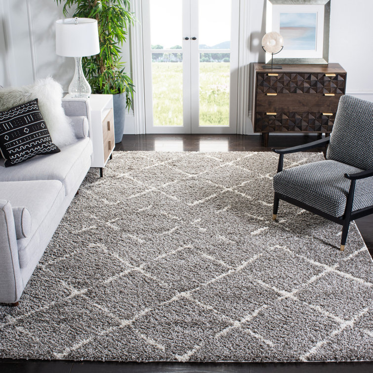 Wrought Studio Angelka Performance Geometric Rug & Reviews | Wayfair