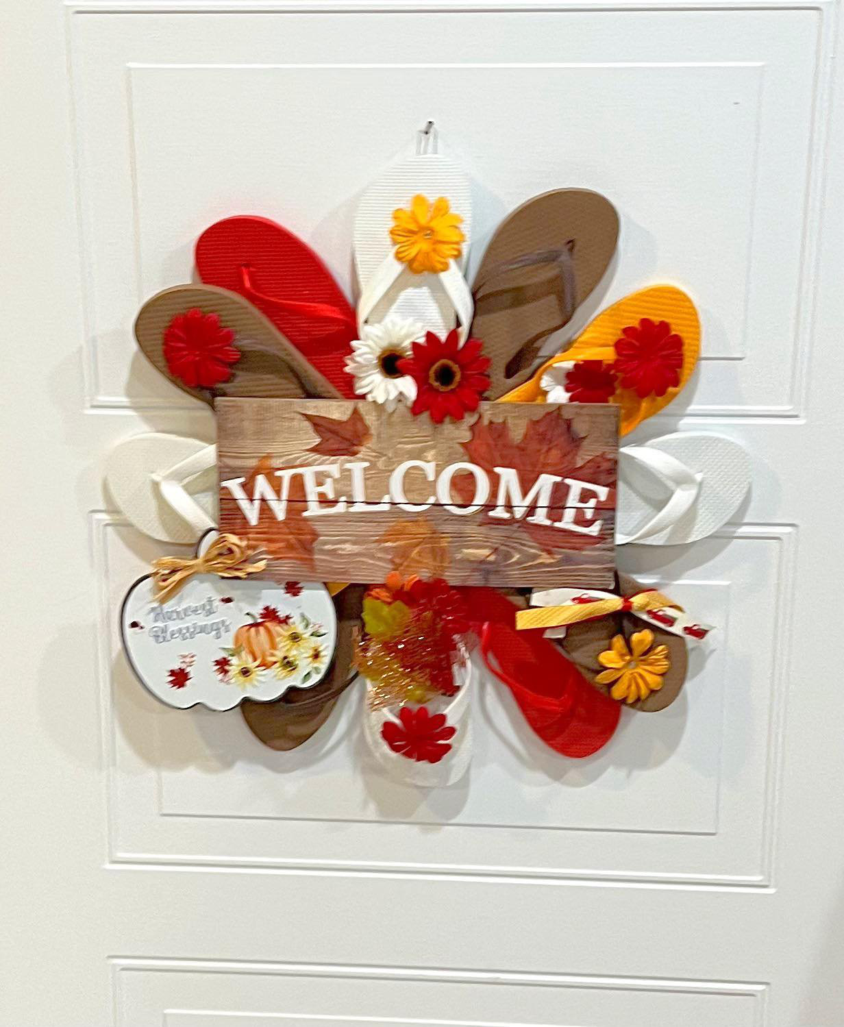 Poppys Blossom Fall Wreath | Wayfair