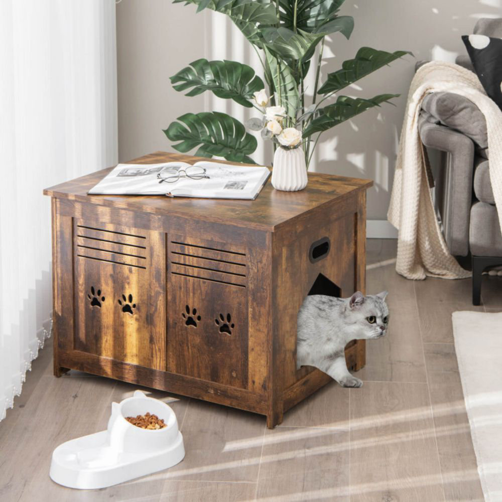 Archie & Oscar™ Banc de toilette en bois Dukinfield Tucker Murphy Pet ...