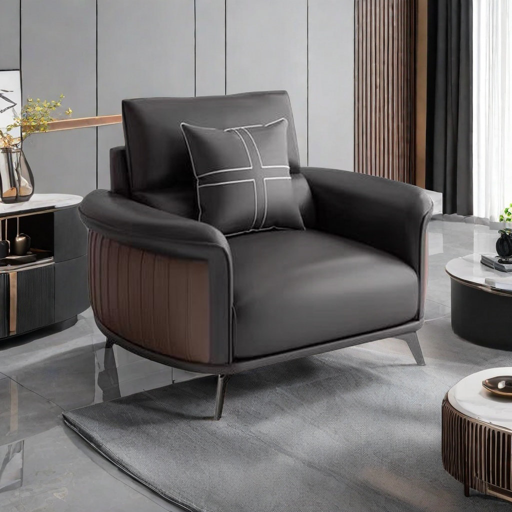 Hype Styled Simple modern office sofa office business casual | Wayfair