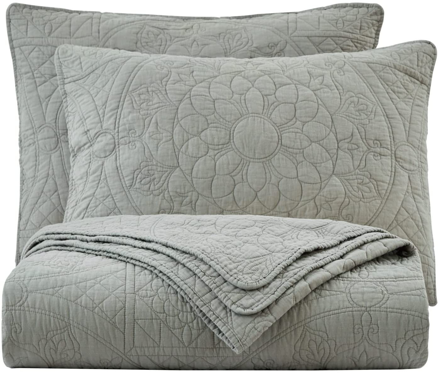 Chezmoi Collection 100% Cotton 3 Piece Quilt Set & Reviews | Wayfair